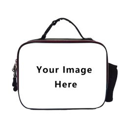 Customize leather Lunch Box